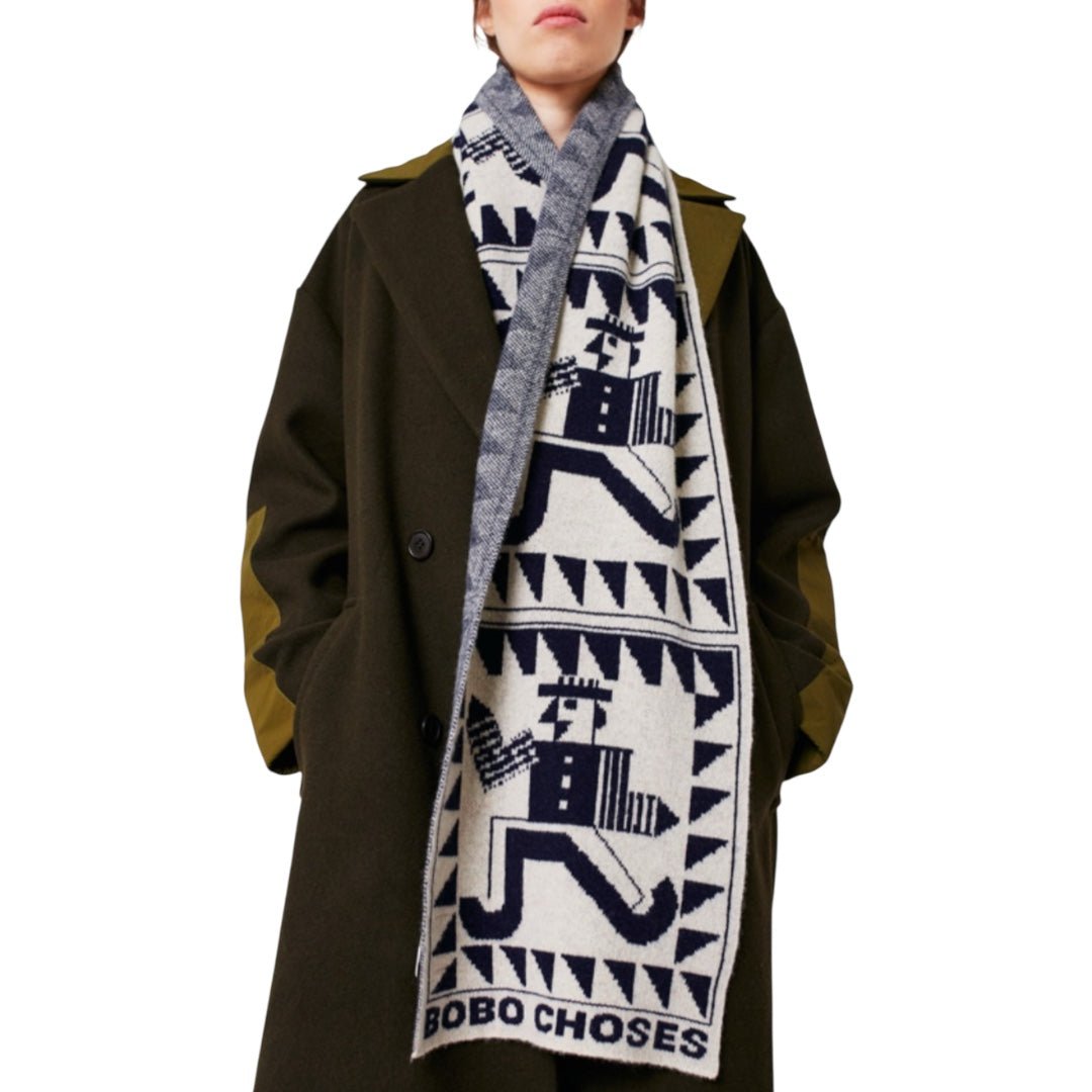 Buy online Bobo Choses Mr Pencil Knitted Scarf | Steranko Manchester ...